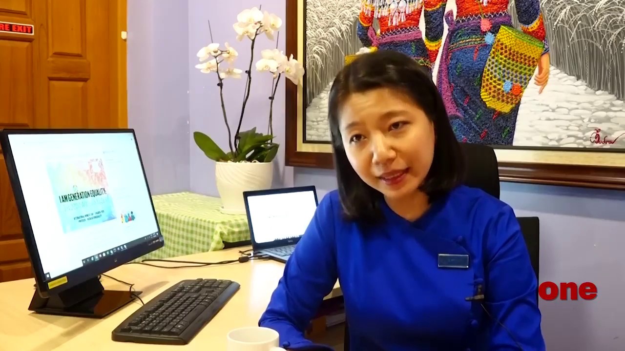 Ma Lin Lin Aung, Programme Director of Plan International Myanmar/ SKY ...