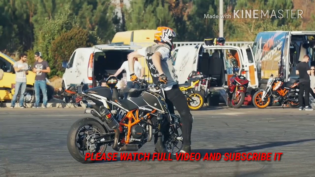 KTM ALL BIKE STUNTS LATEST. - YouTube