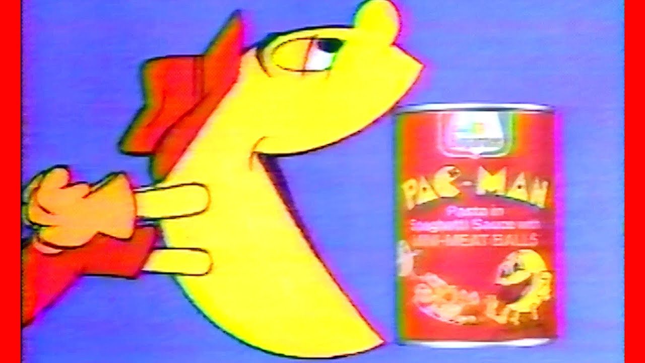 PAC-MAN Pasta 1984 TV Commercial - YouTube