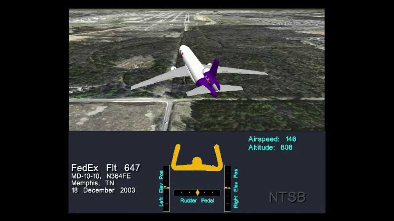 Fedex Airlines 647 NTSB Animation - YouTube