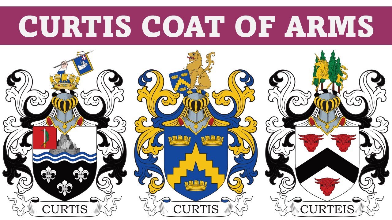 Curtis Coat of Arms & Family Crest - Symbols, Bearers, History - YouTube