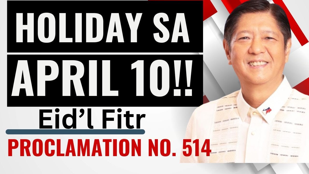 GOOD NEWS! APRIL 10 2024 REGULAR HOLIDAY - YouTube