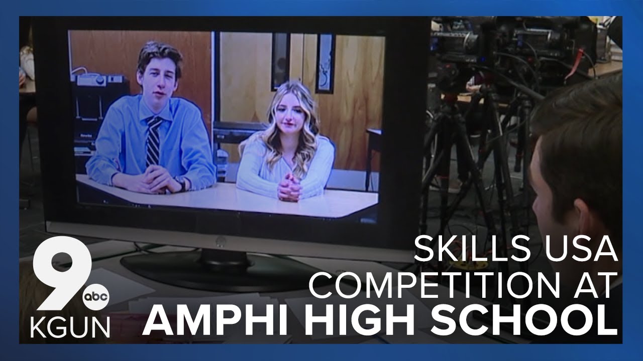 Skills USA competition at Amphi High School - YouTube