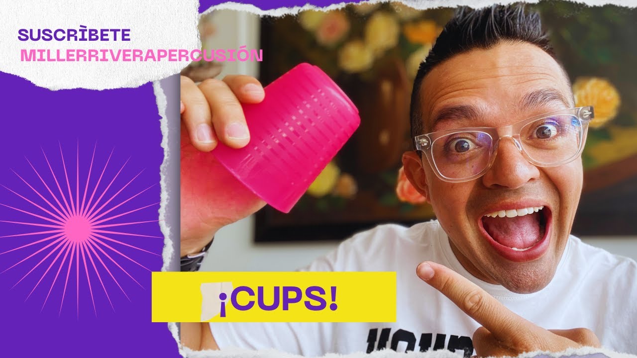 PERCUSIÓN CON VASOS- Ritmo en mesas-percusión corporal #cups # ...