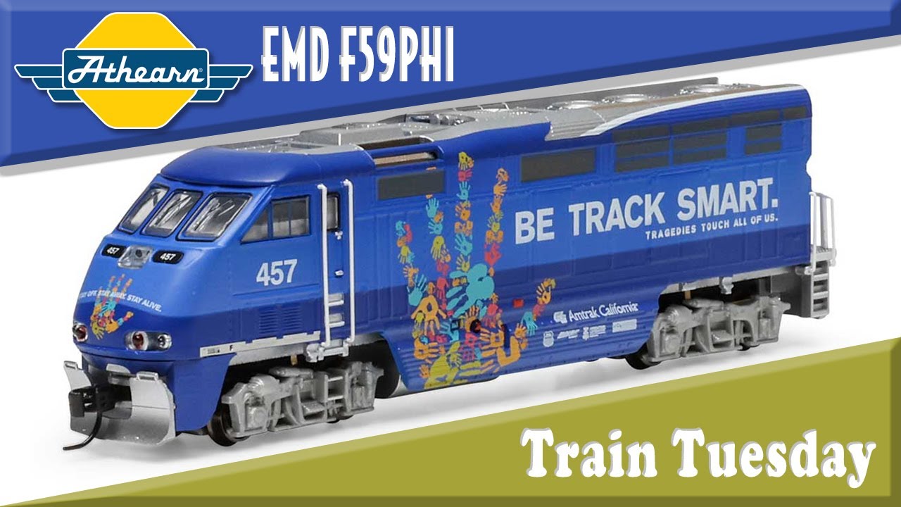 Train Tuesday 04/22/25: Athearn F59PHI & Athearn Genesis HO & Athearn N ...