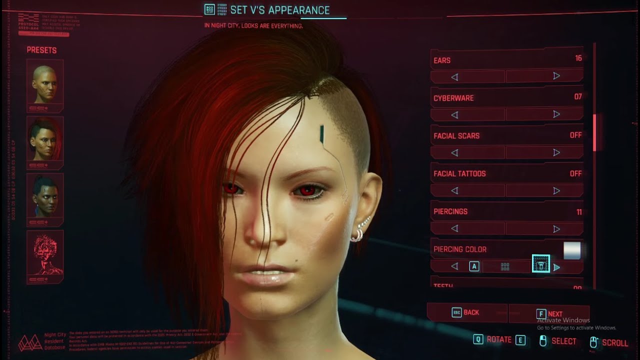 Cyberpunk 2077 - Female Character Customization - YouTube