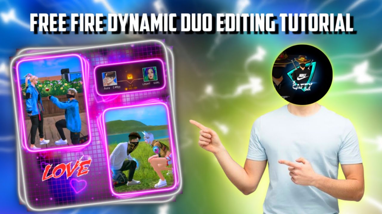 Free Fire Dynamic Duo Photo Editing 🔥 || Free fire Couple Photo Editing ...