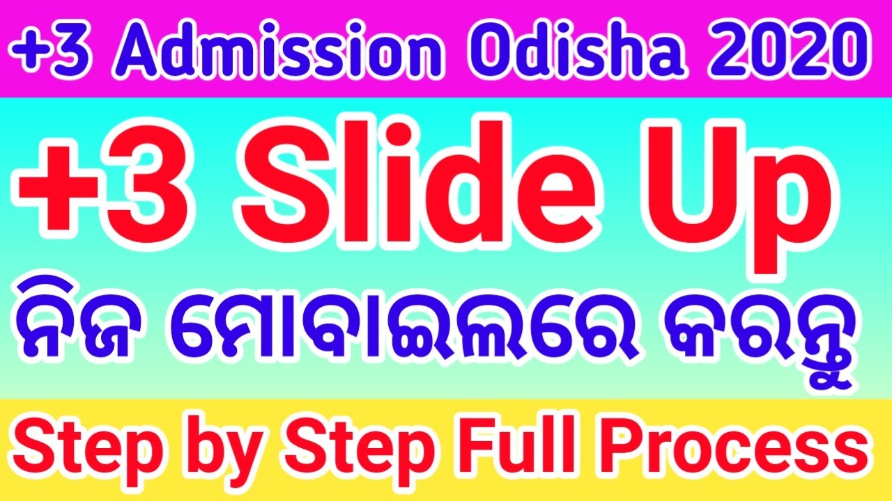 Plus Three Slide Up. How to do +3 Slide Up Process. What a Slide Up ...