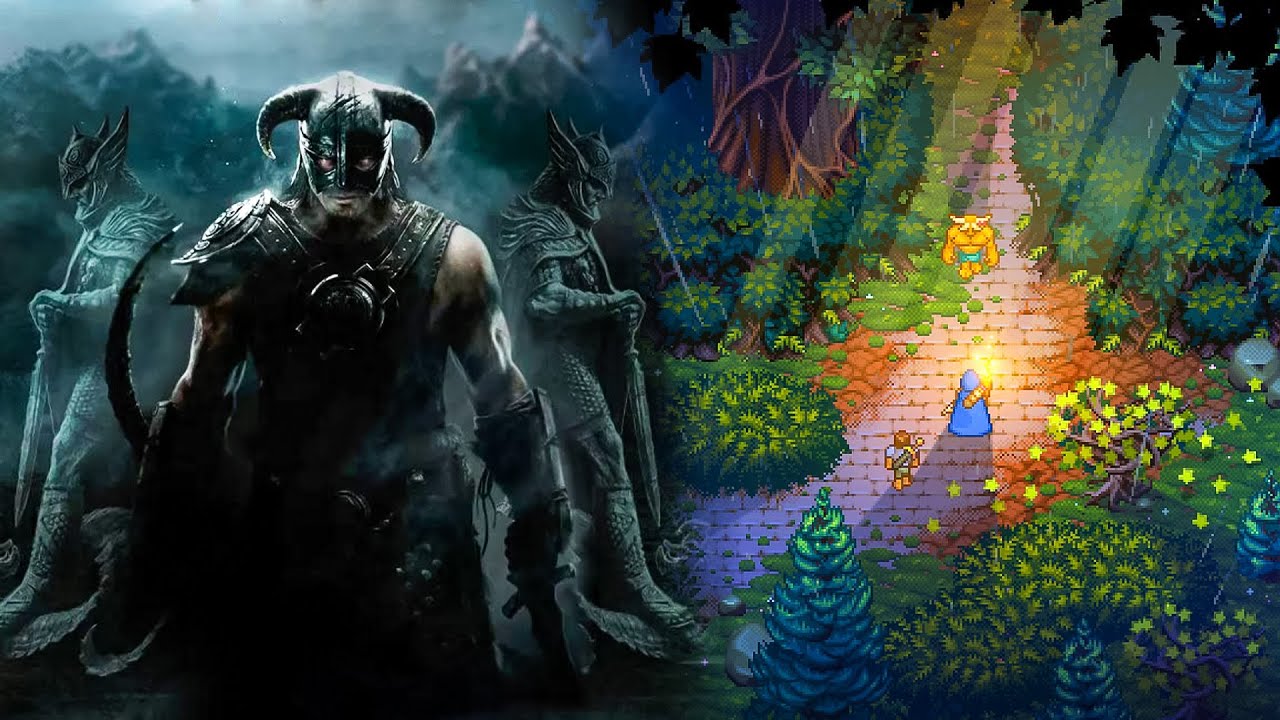 World of Anterra | Open-world Indie SKYRIM with pixel art looks Gorgeous - YouTube