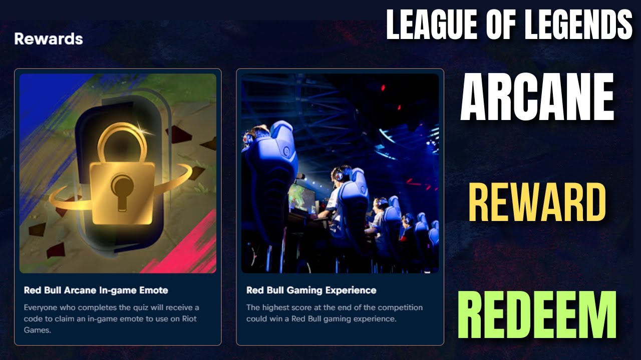 Redeem League of Legends Arcane Reward Guide / (NEW Reward) - YouTube