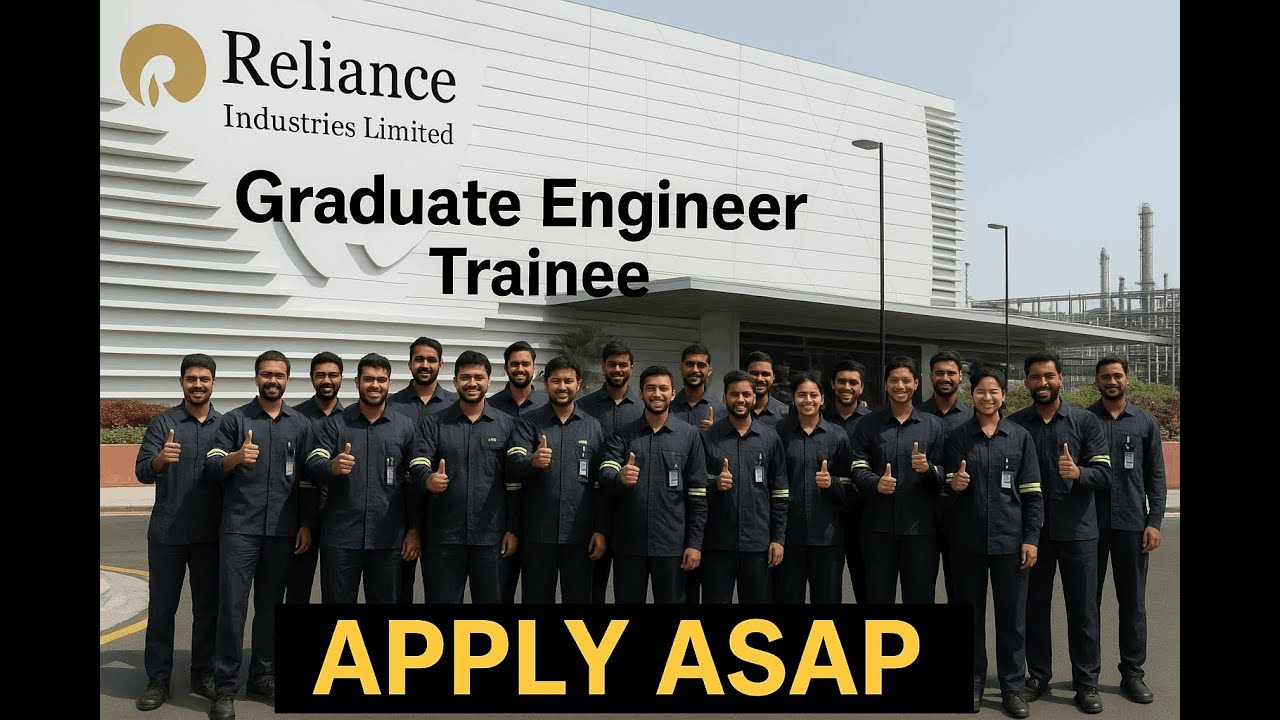 Reliance GET 2026 Hiring | ₹ LPA | Apply Now | Graduate Engineer ...