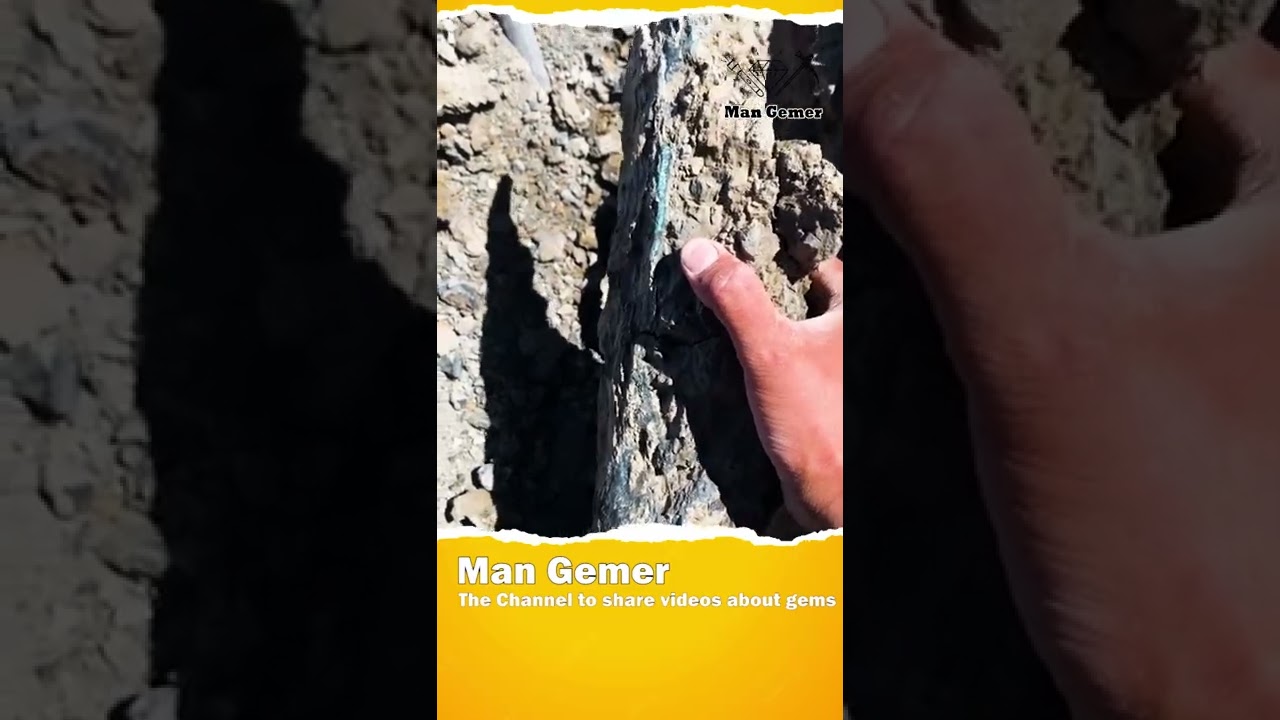 Mining variscite, a more rare type of turquoise, out in Nevada #gems # ...