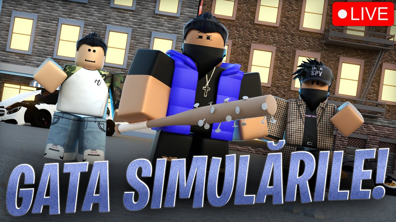 Gata simulările! Niște Roblox chill azi! - Live Roblox Romania - YouTube