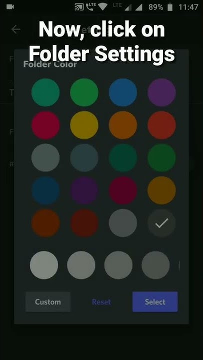 How to change Colour of a folder in Discord #roduz #discord - YouTube