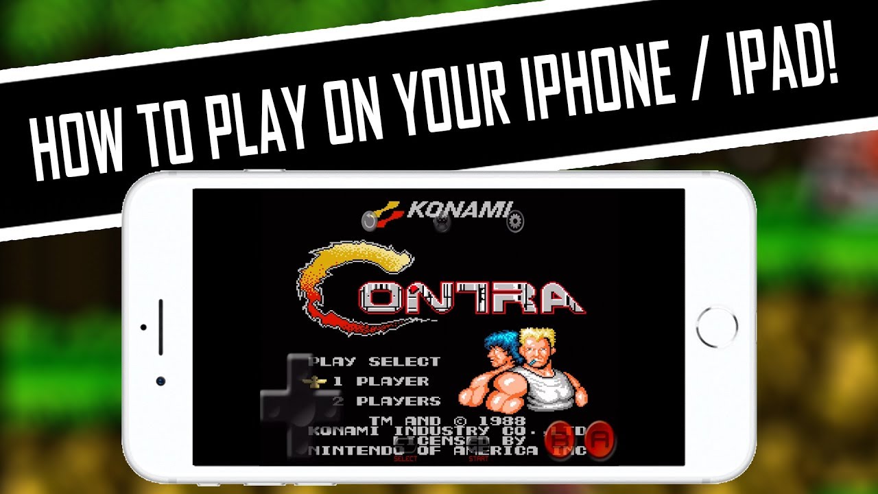 HOW TO PLAY Contra (NES) on iPhone, iPad, iPod, iOS | [Setup Tutorial ...