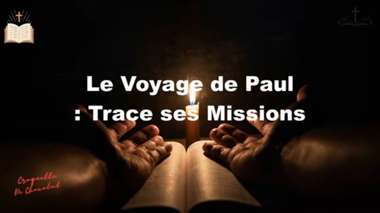 Etude Biblique - Le Voyage de Paul: Trace ses Missions - YouTube