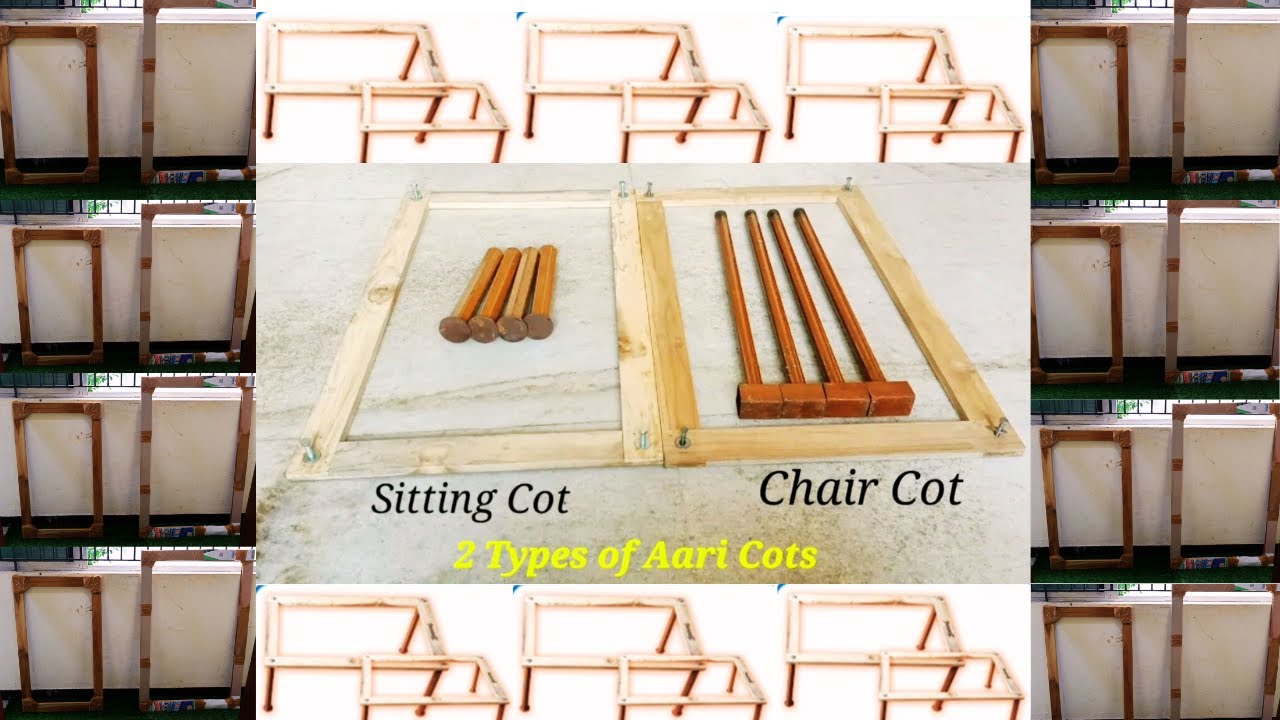 Aari Cot Sales | Aari Cot 2types | Chair Cot | Sitting Cot - YouTube