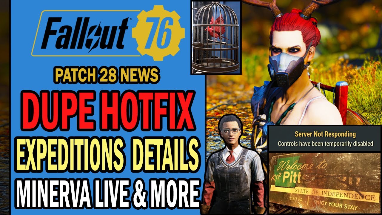 DUPE Hotfix in Vain! Expeditions & The Pitt New Details, Minerva ...