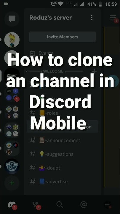 How to clone a channel in Discord Mobile #roduz #discord #howto #how #channel #clone - YouTube