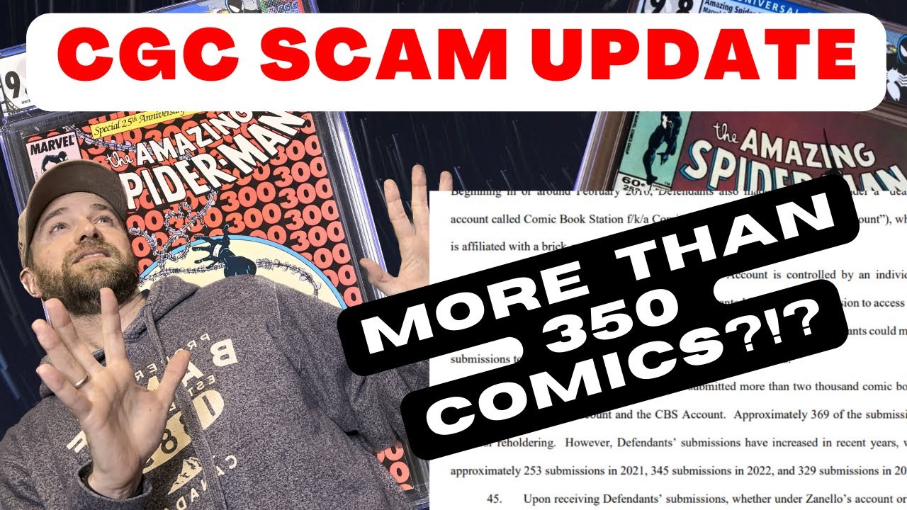 CGC Reholder Scam Update! More Than 350 Comics?!? - YouTube