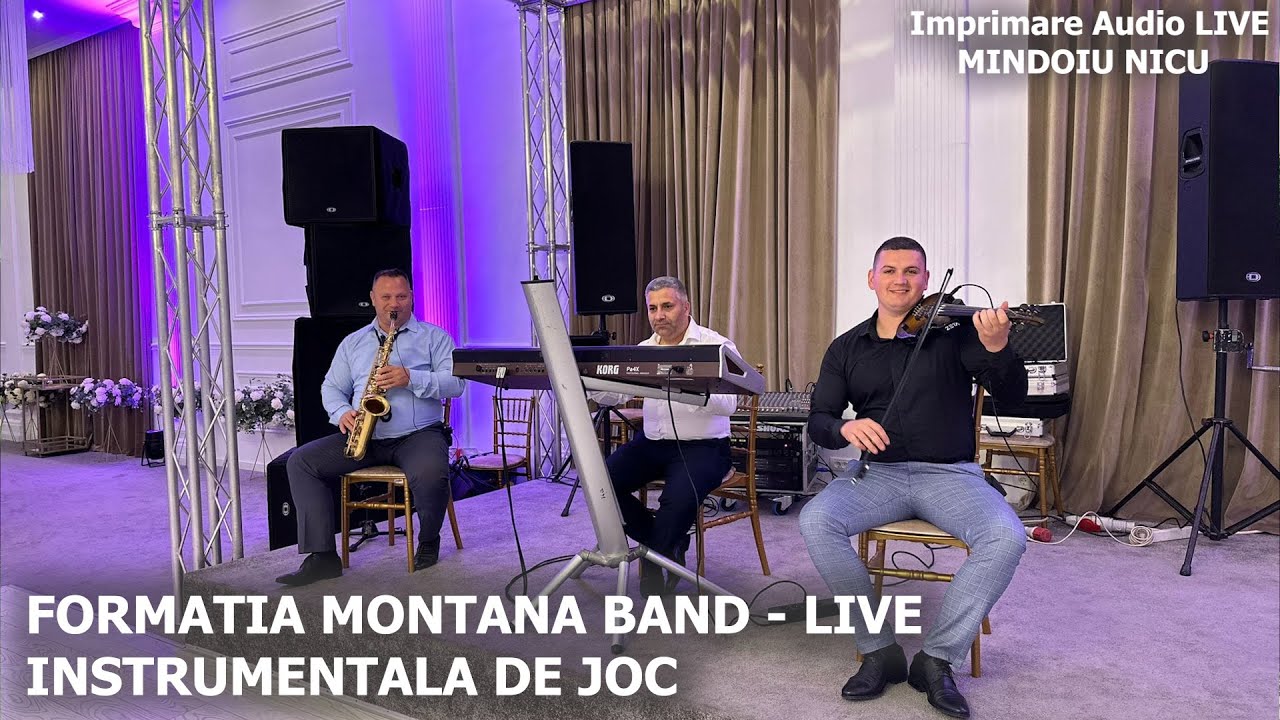 FORMATIA MONTANA BAND LIVE - INSTRUMENTALA - COLAJ HORE - MUZICA DE ...
