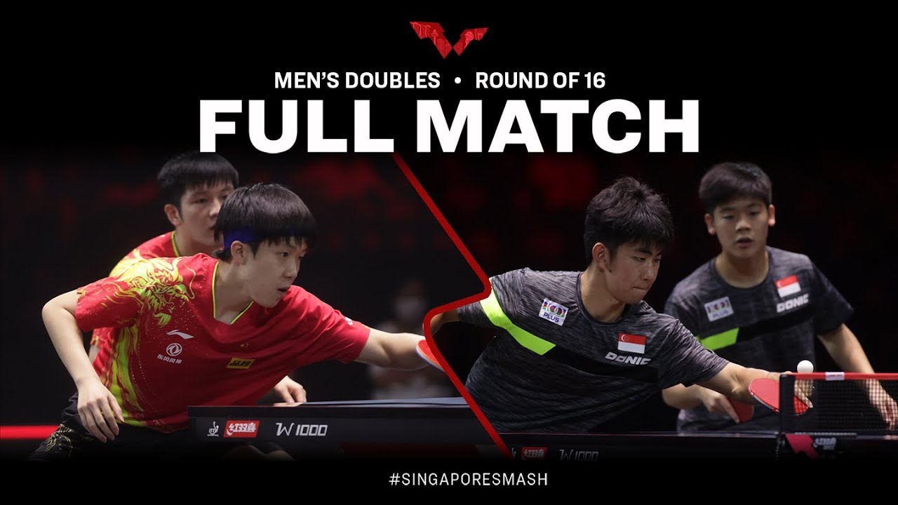 FULL MATCH | FAN / WANG vs PANG / QUEK | MD R16 | #SingaporeSmash 2023 ...