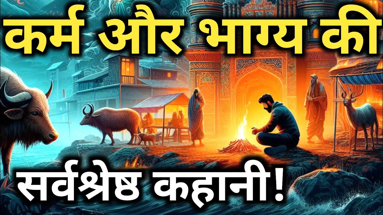 बुद्धि और भाग्य की कहानी | Buddhist Story on Karma | Karma Story | Law ...