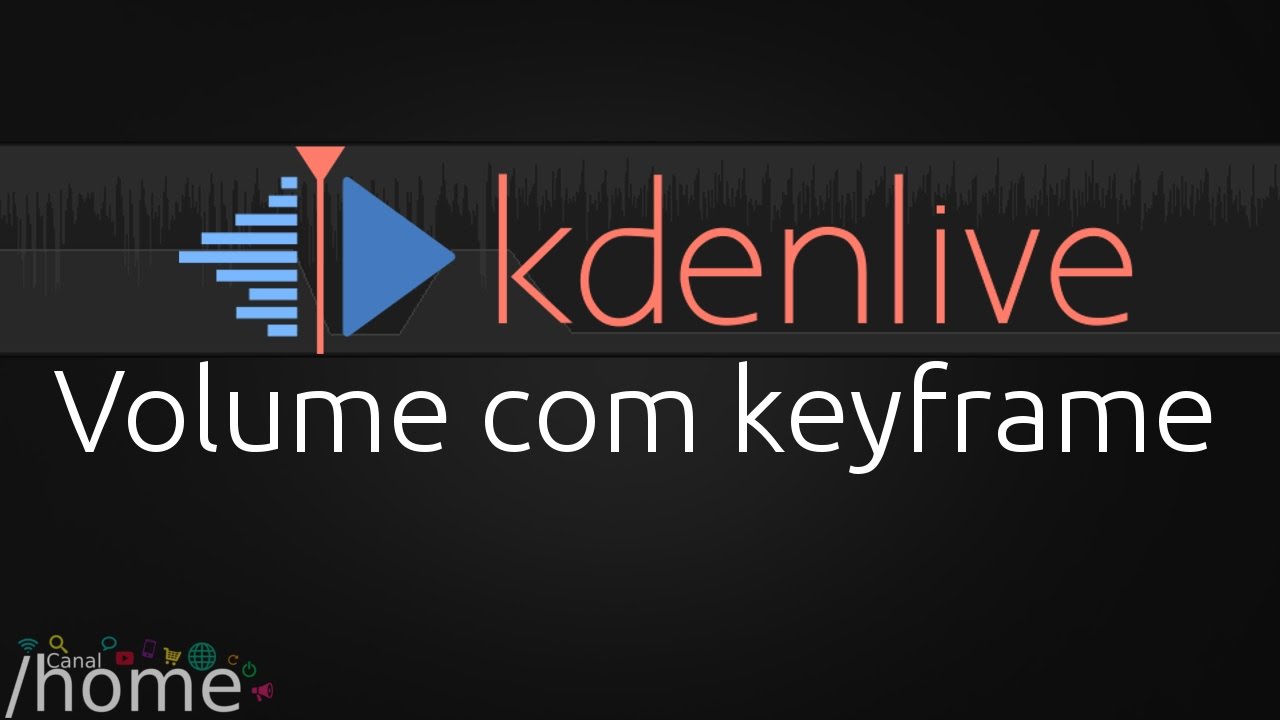 Como criar uma animação de volume no Kdenlive usando keyframes - YouTube