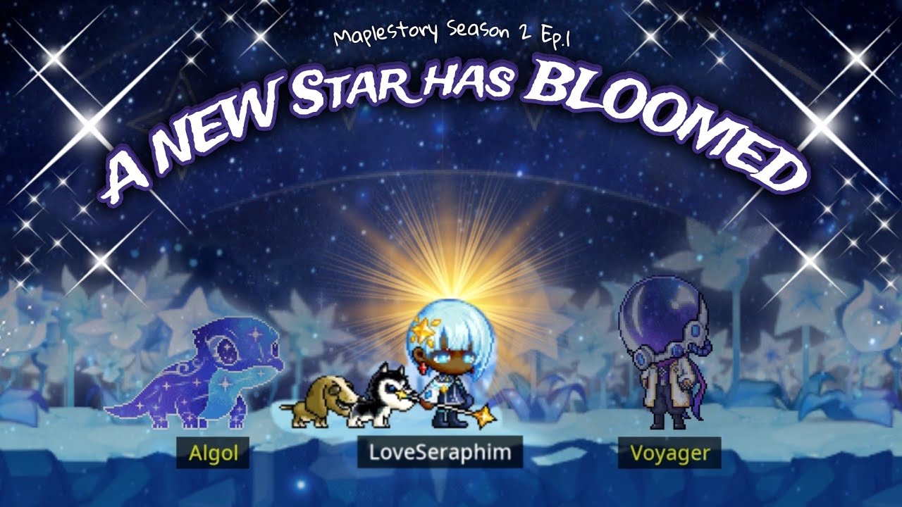 MAPLESTORY 🌠 E1: And Now A NEW Star Has Been Born! - YouTube