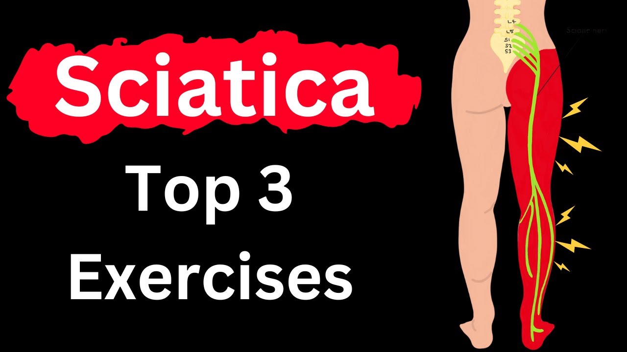 ⚡️ Sciatica ⚡️ The Only 3 Exercises You Need - Lasting Relief - YouTube