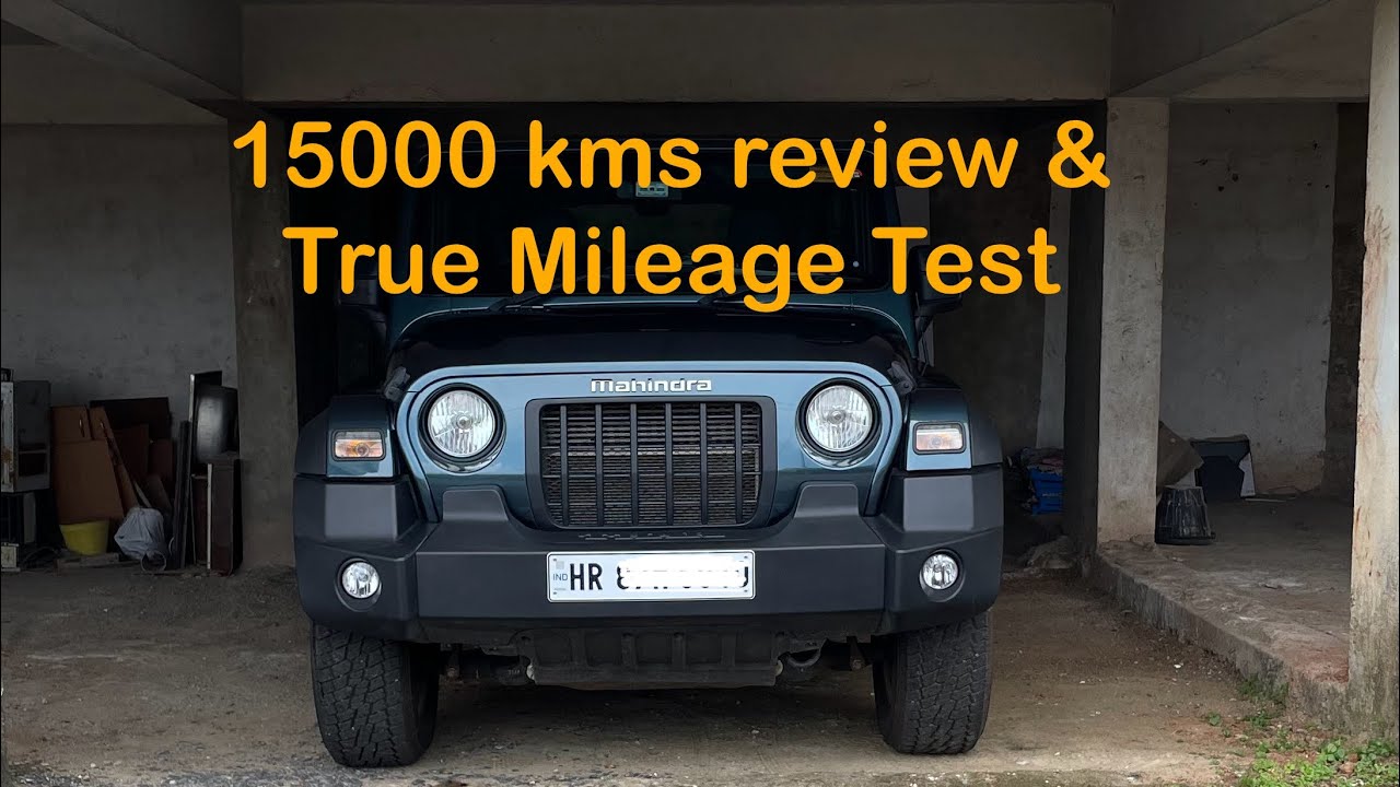 Mahindra Thar RWD Diesel True Mileage Test #mahindratharrwd #goa # ...
