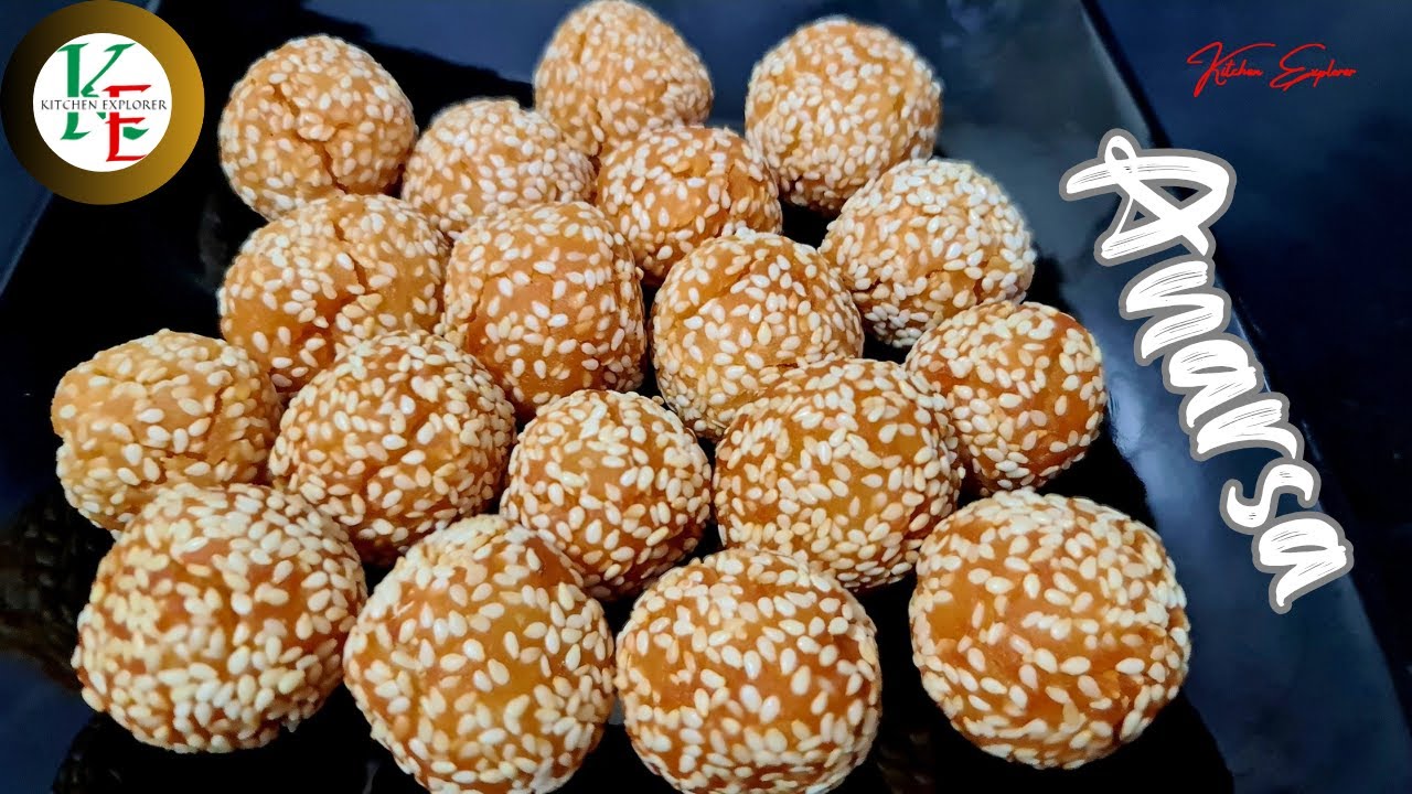 Anarsa | How To Make Crispy Anarsa | Homemade Anarsa Recipe | Rice ...