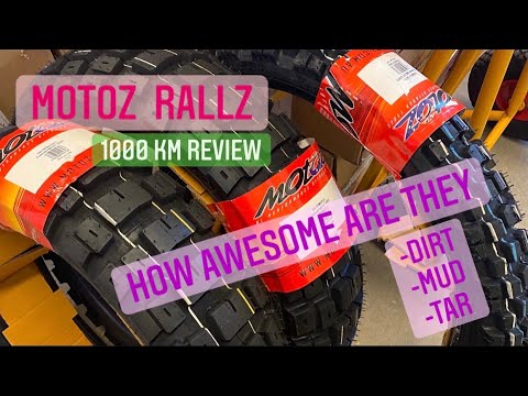 Motoz RallZ 1000km review - Yamaha Tenere 700 - YouTube