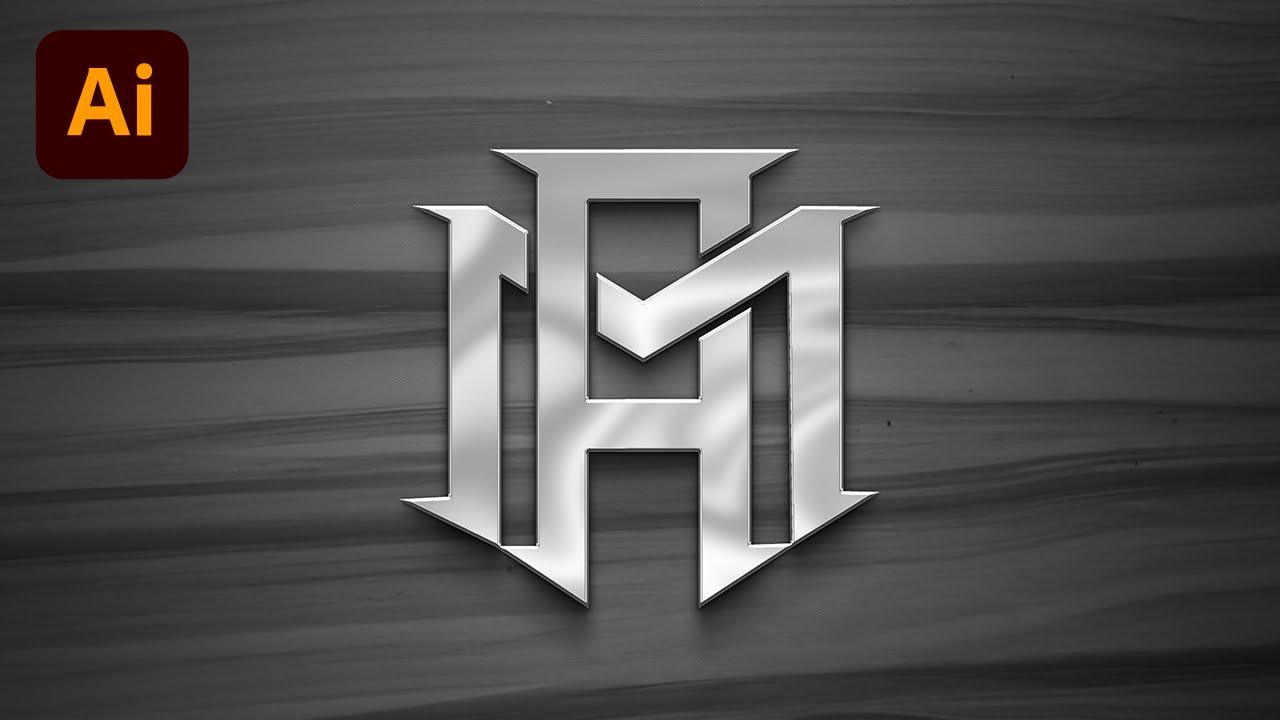 MA Professional Logo || How To Create Logo || Logo design illustrator ...