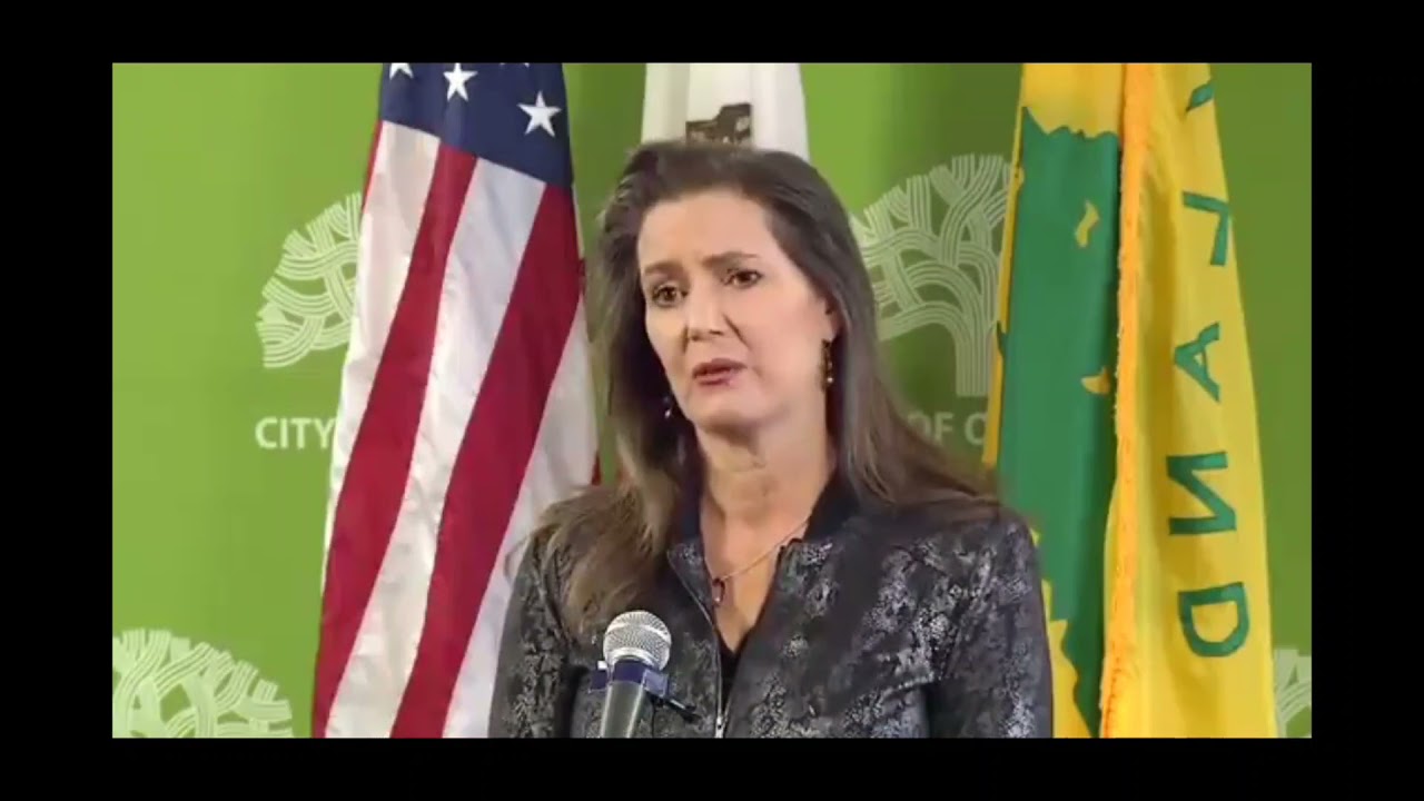 Oakland Mayor Libby Shaft mistakes park swings for racist noose - YouTube