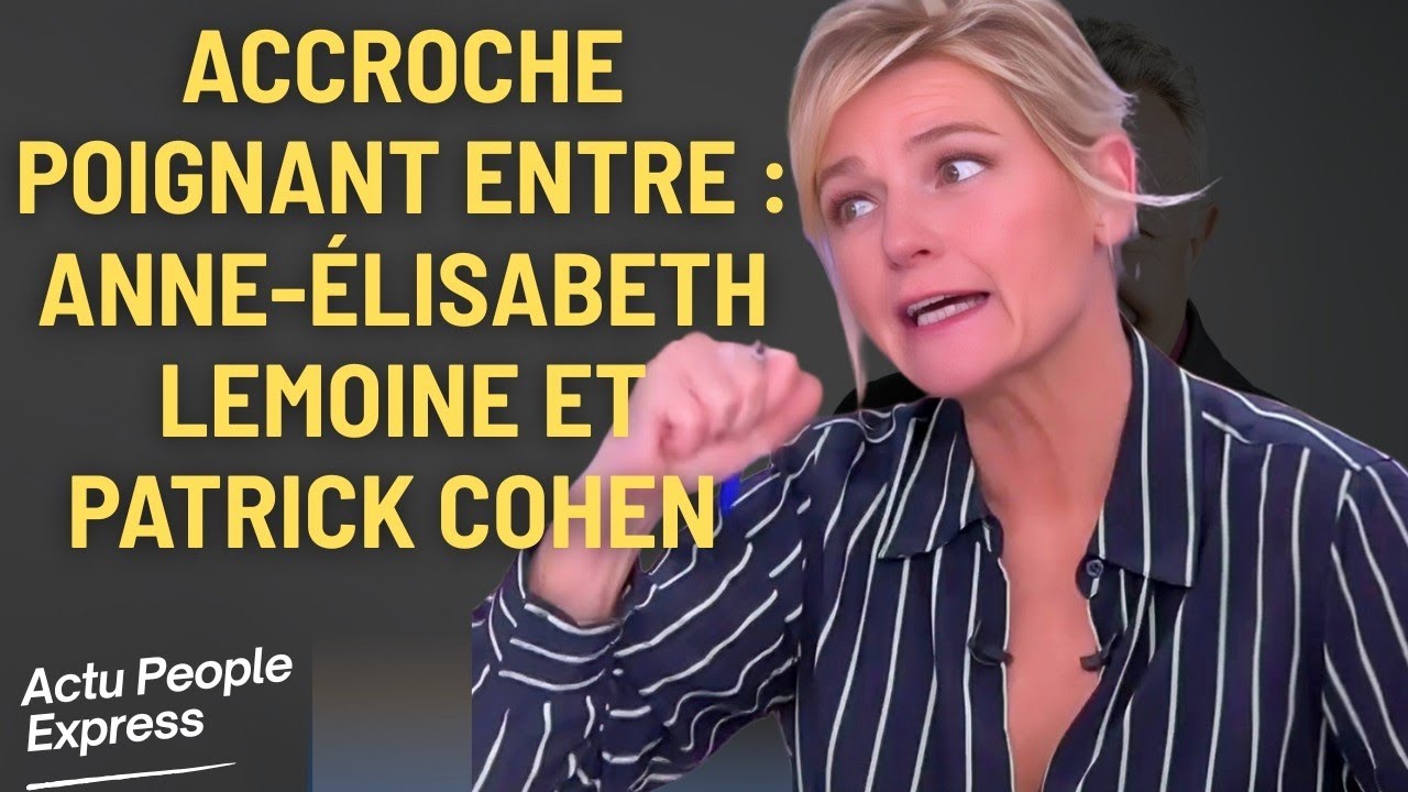 Anne-Élisabeth Lemoine et Patrick Cohen : échange tendu en plein direct dans C à vous ! - YouTube