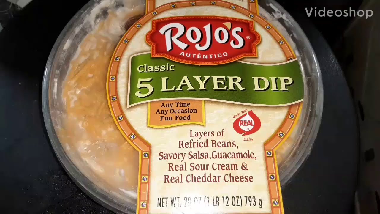 Rojos Five Layer Dip Food Review New - YouTube
