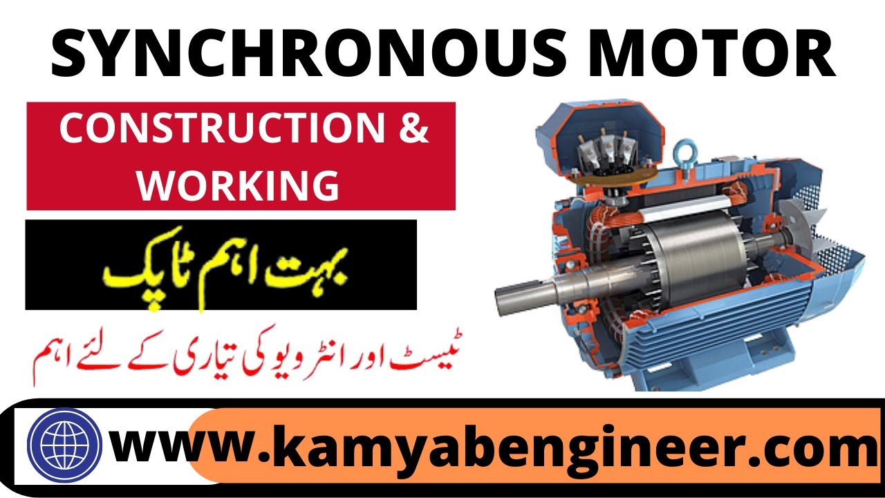 SYNCHRONOUS MOTOR CONSTRUCTION & WORKING PRINCIPLE - YouTube
