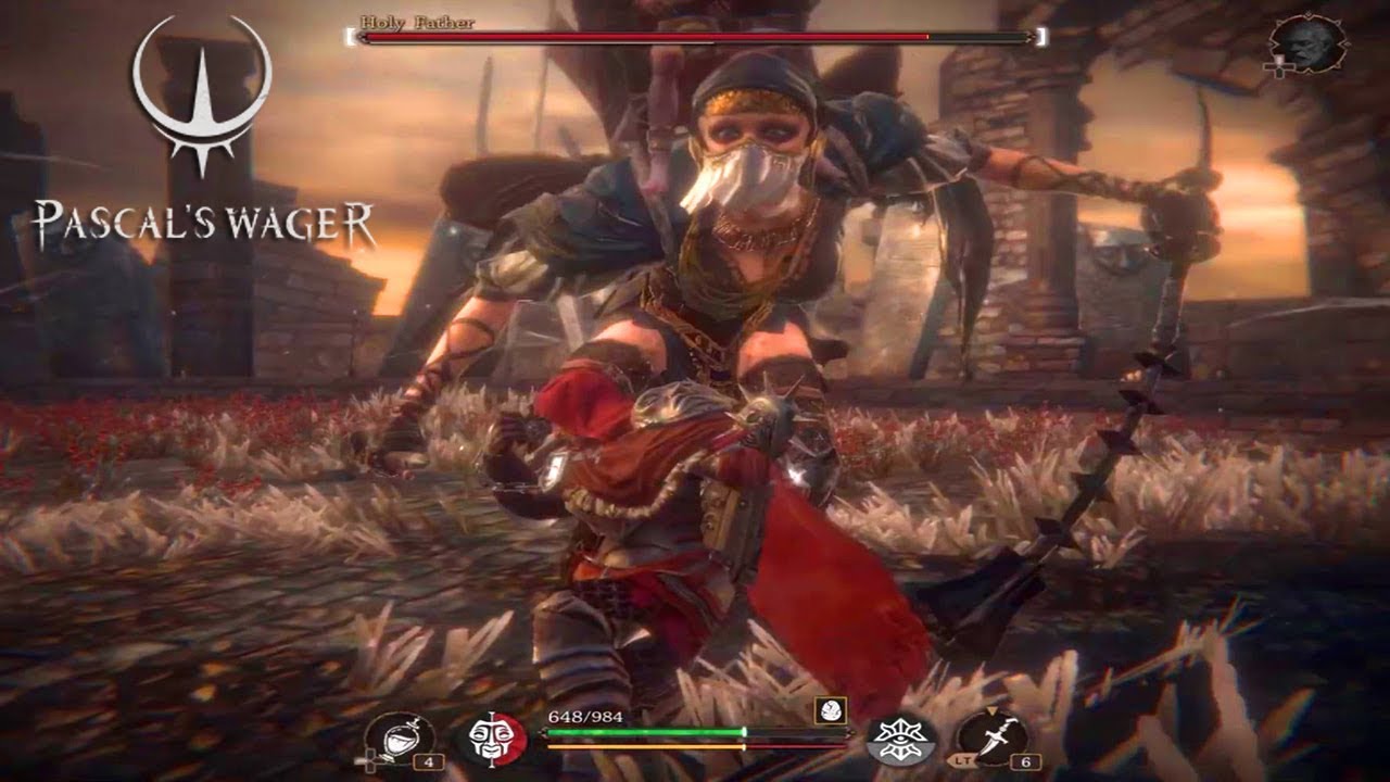 PASCALS WAGER - Holy Father Boss Fight Gameplay - Action RPG - Android ...