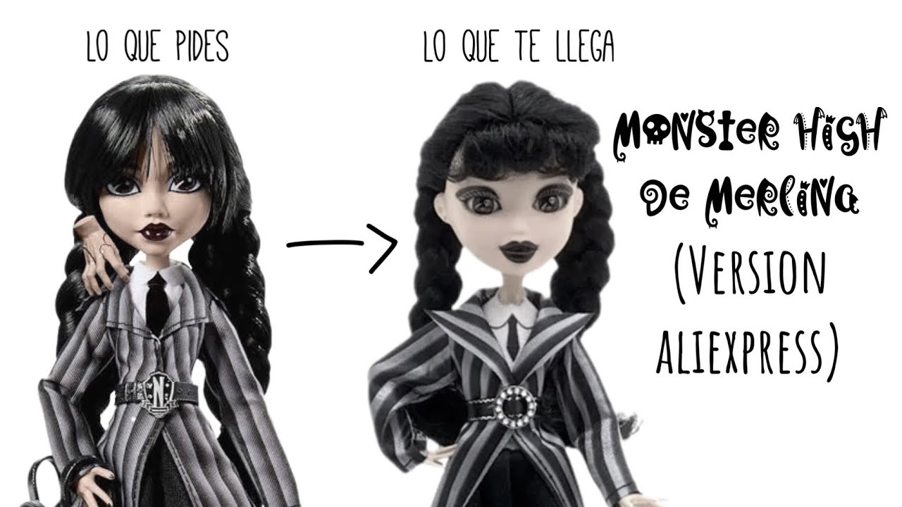 MUÑECA IMITACIÓN DE MONSTER HIGH DE MERLINA!!! - YouTube