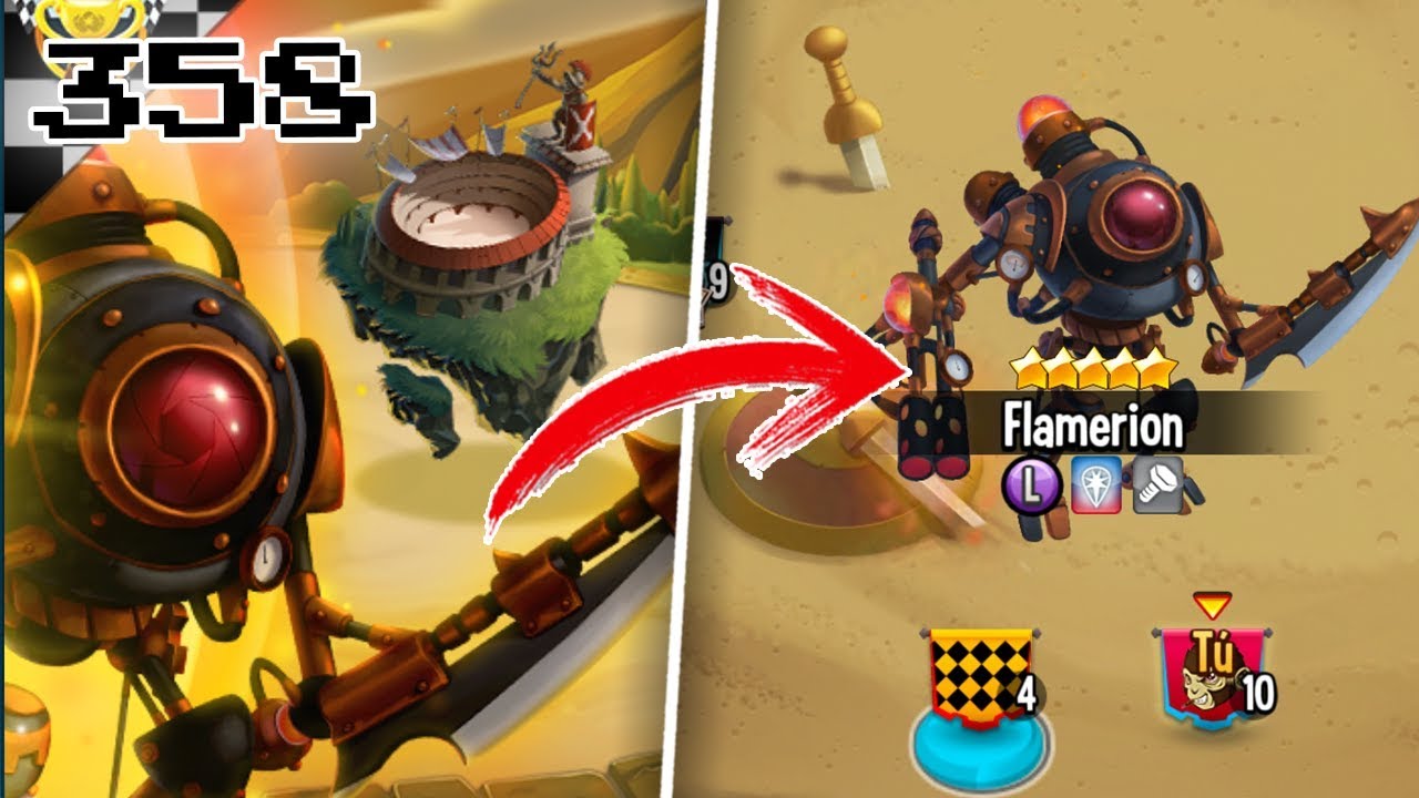 CONSEJOS para CARRERA OLIMPO! FLAMERION A RANGO 5!! - Monster Legends ...