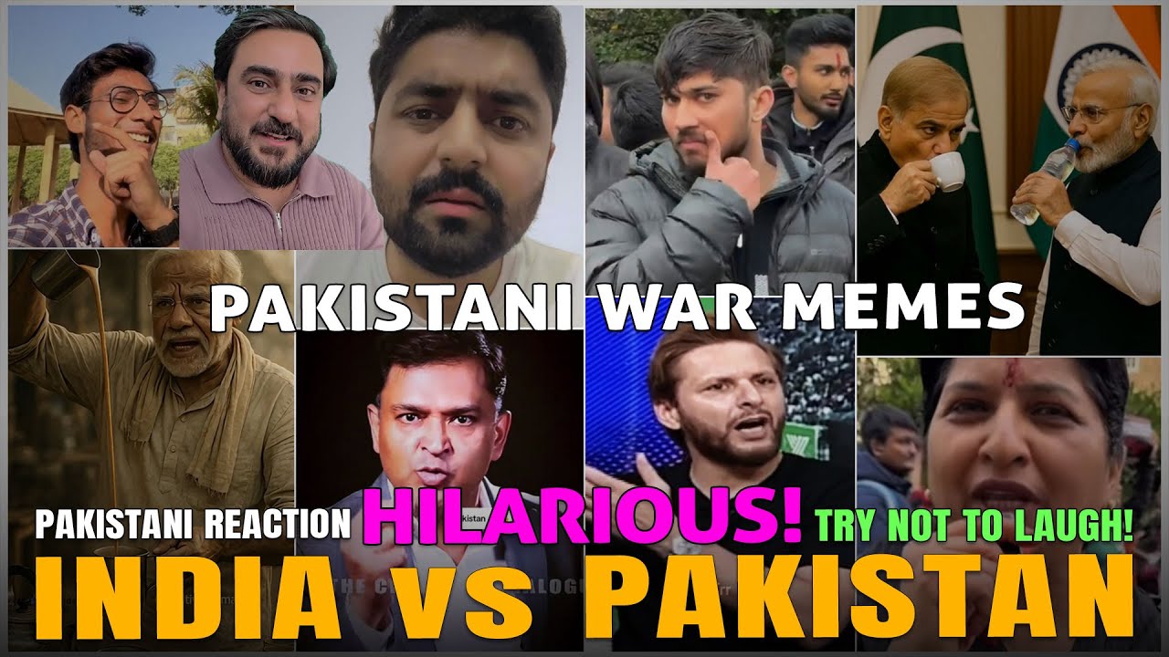 India vs Pakistan War Memes Reaction | Funniest Pakistani Memes | Try ...