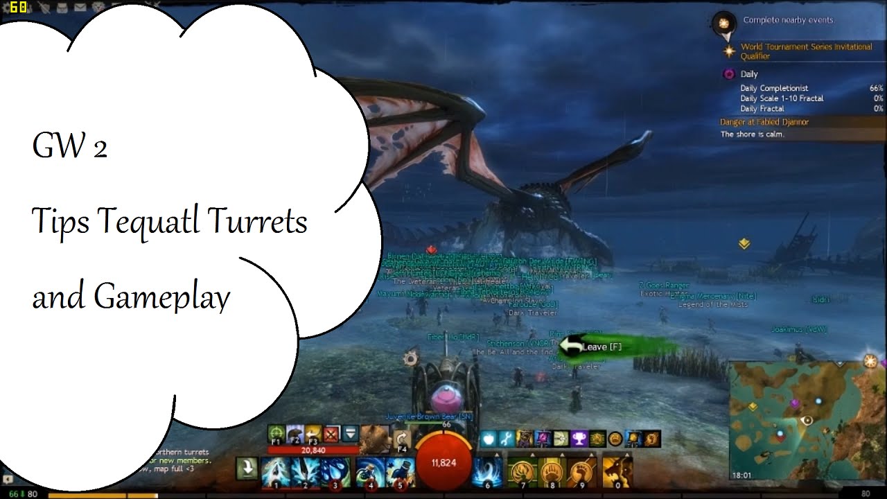 GW2 Tequatl Turrets (and How To Die Gracefully) - YouTube