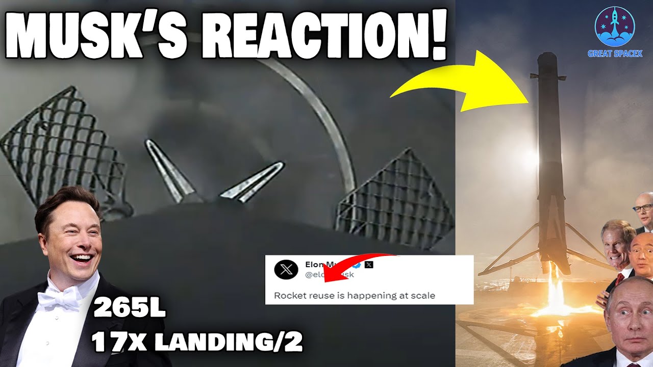 Elon Musk reacted SpaceX's New insane record! NASA OSIRIS REx 4 5 ...