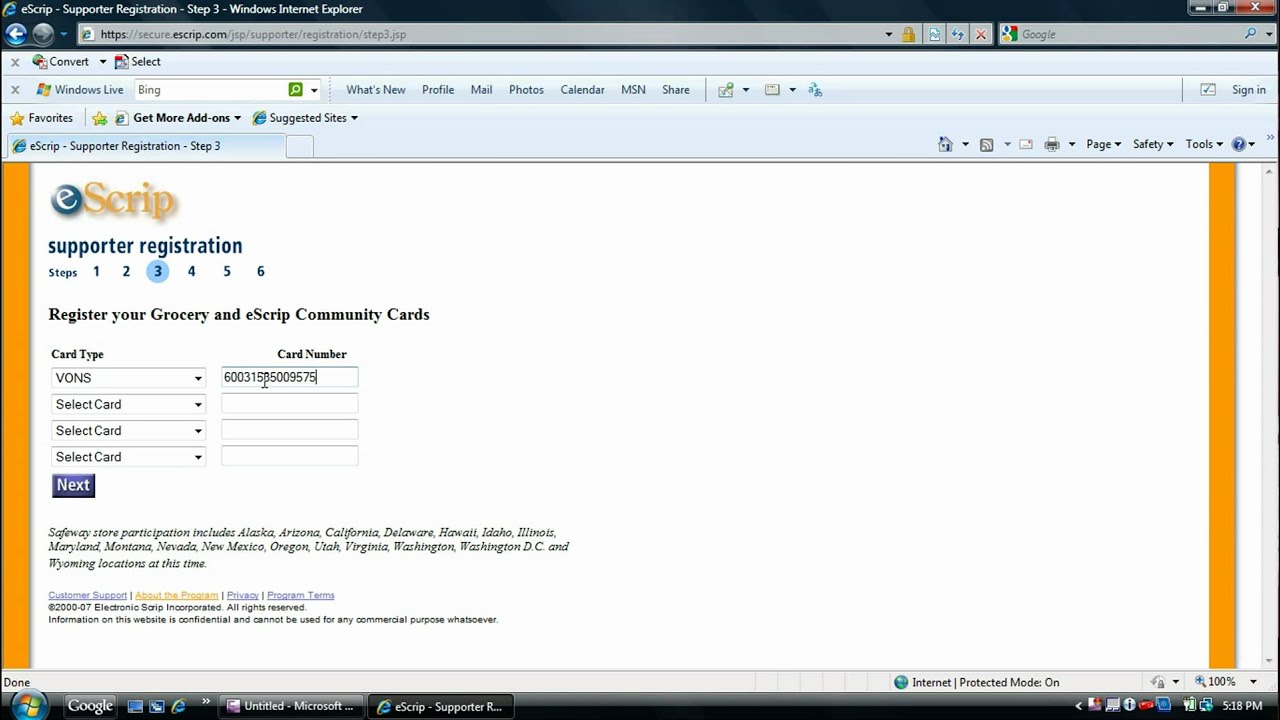 eSCRIP SIGNUP.wmv - YouTube
