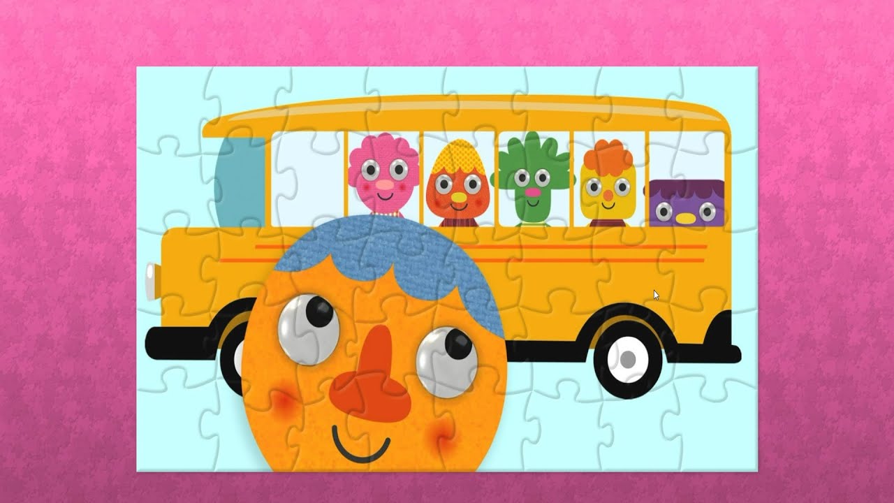 The Wheels On The Bus Noodle & Pals Super Simple Songs Puzzle - YouTube