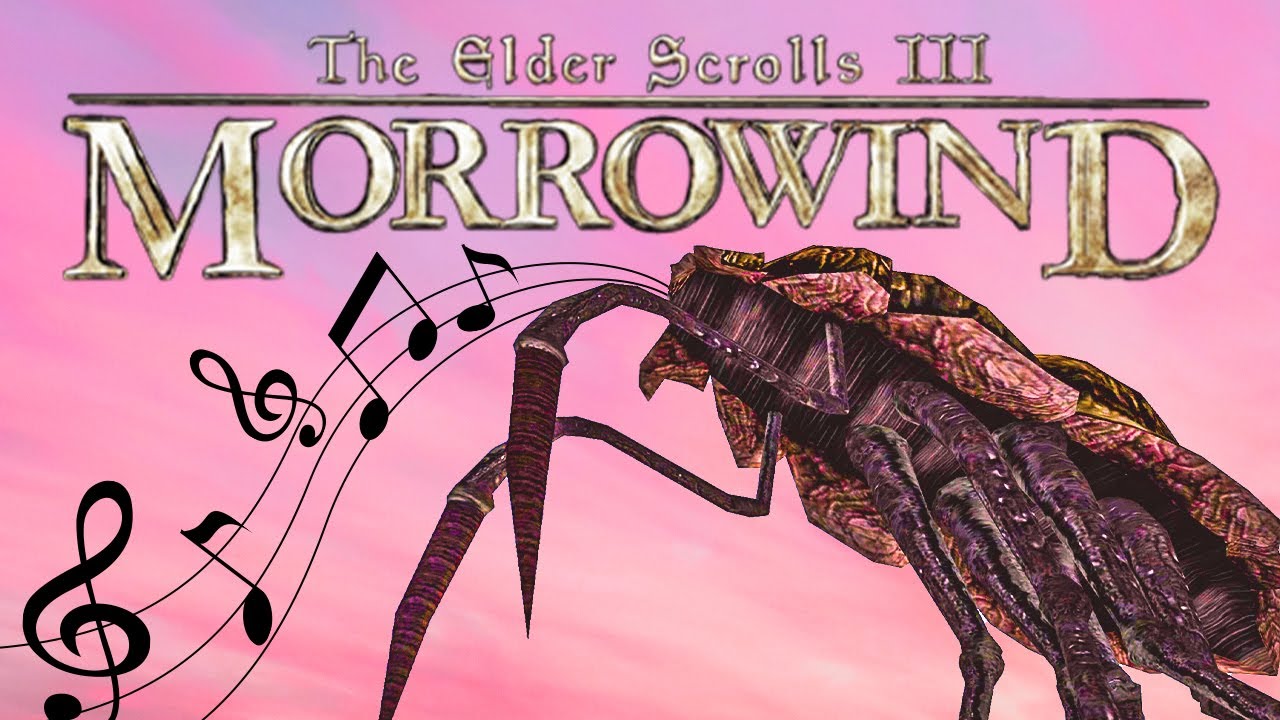 Relaxing Morrowind Ambient | Close-up Silt Strider Howling Sound In ...