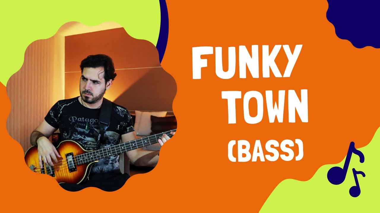 Funky Town (bass cover) - Ricky Luciano - YouTube