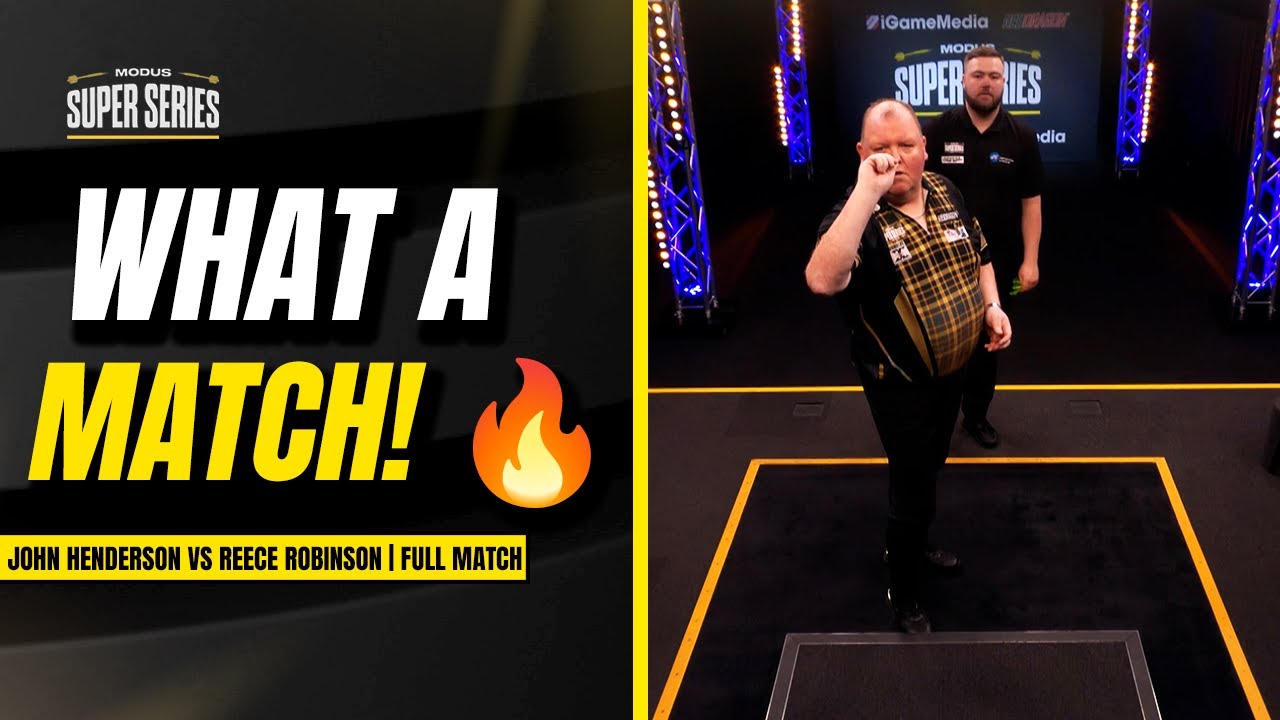 WORLD CLASS DARTS!!! 💥 | John Henderson 🆚 Reece Robinson | Full Match ...