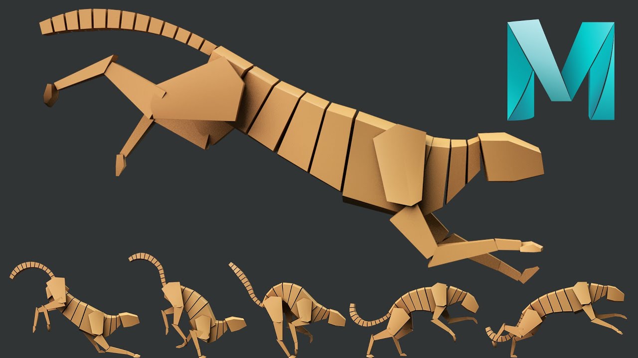 Cheetah Run Cycle Animation In Autodesk Maya | Maya Tutorials ...